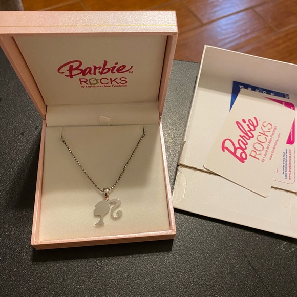 Jewelry | Barbie Rocks Barbie Sterling Silver Necklace | Poshmark